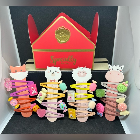 Handmade | Accessories | 04 Gift Set Handmade Candy Snap Clips Gift Set ...